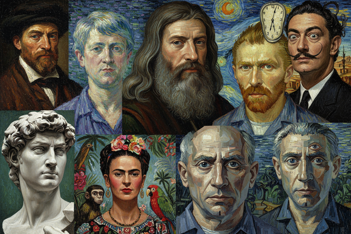 The 10 most famous artists of all time | AARTZY